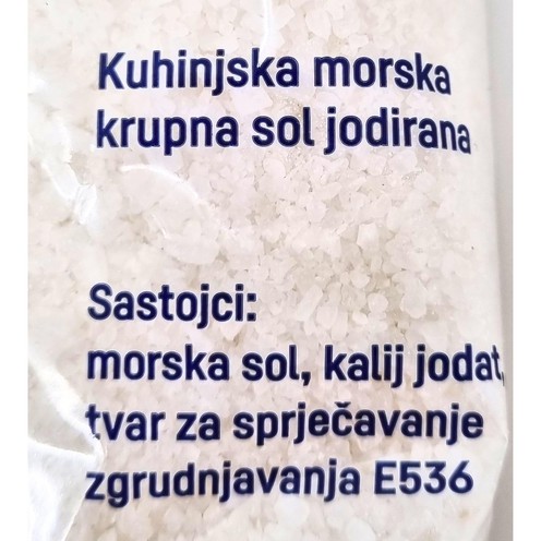 Morska sol krupna 1 kg