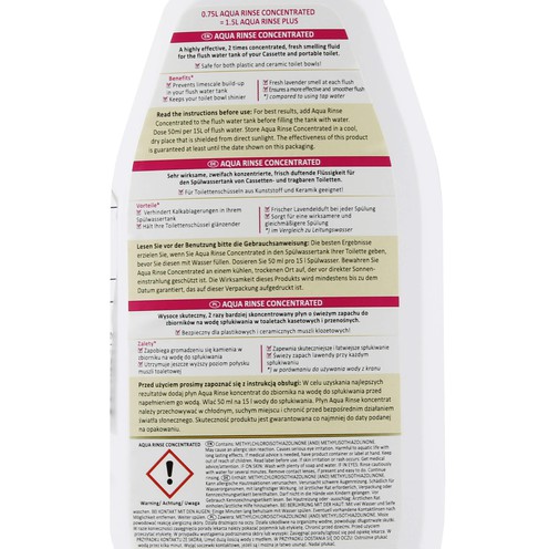 Toilet rinsing liquid Thetford Aqua Rinse Concentrated 750 ml